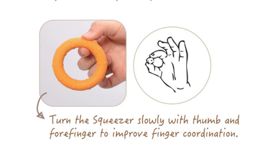 Squeezers - Tactile set of 6 rings - Hand Therapy – disAbility equip online