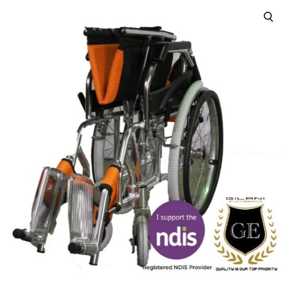 Light-weight Manual Wheelchair With Foldable Backrest and attendant ...